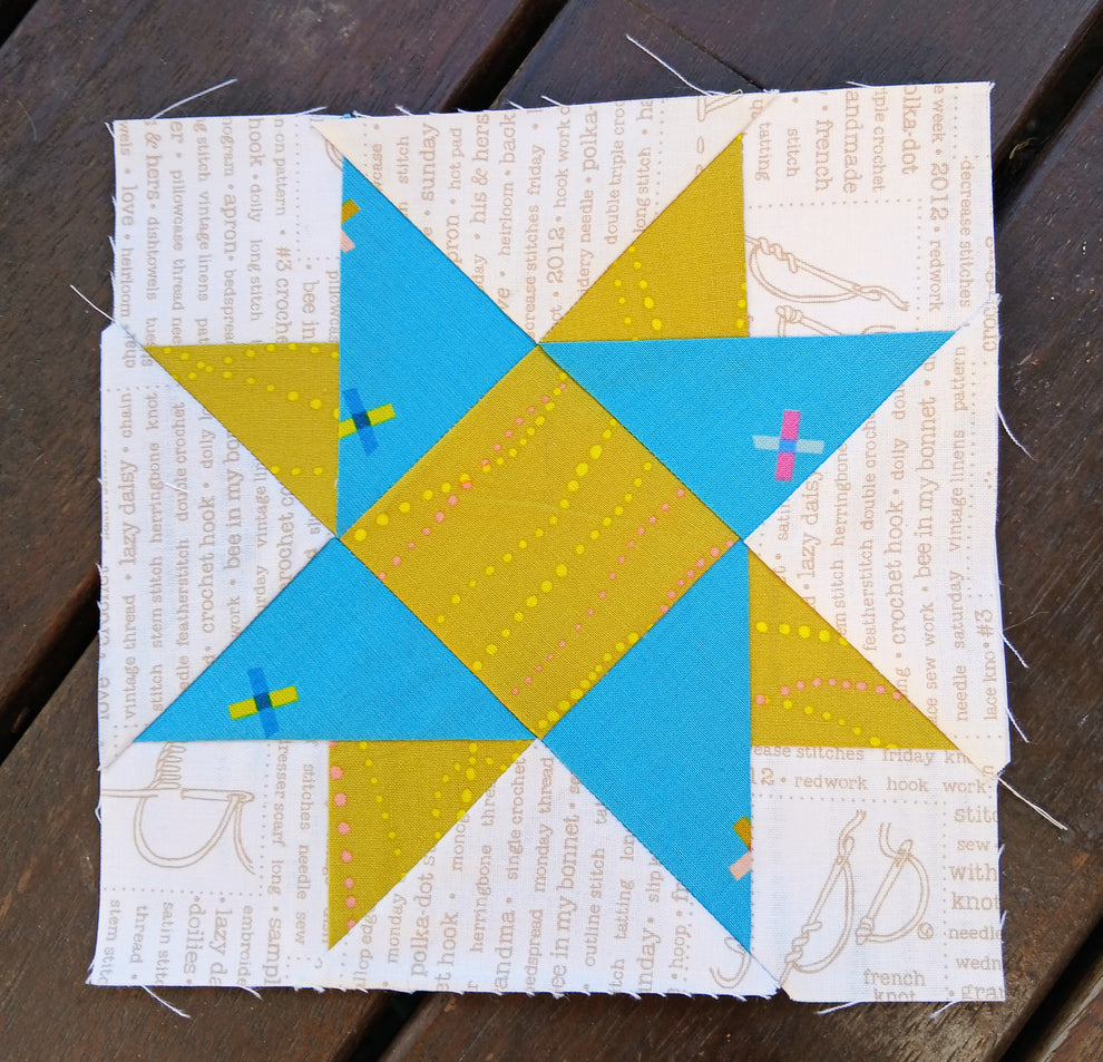 Pirouette Star Foundation Paper Piecing (FPP) Pattern – Thimbles and ...