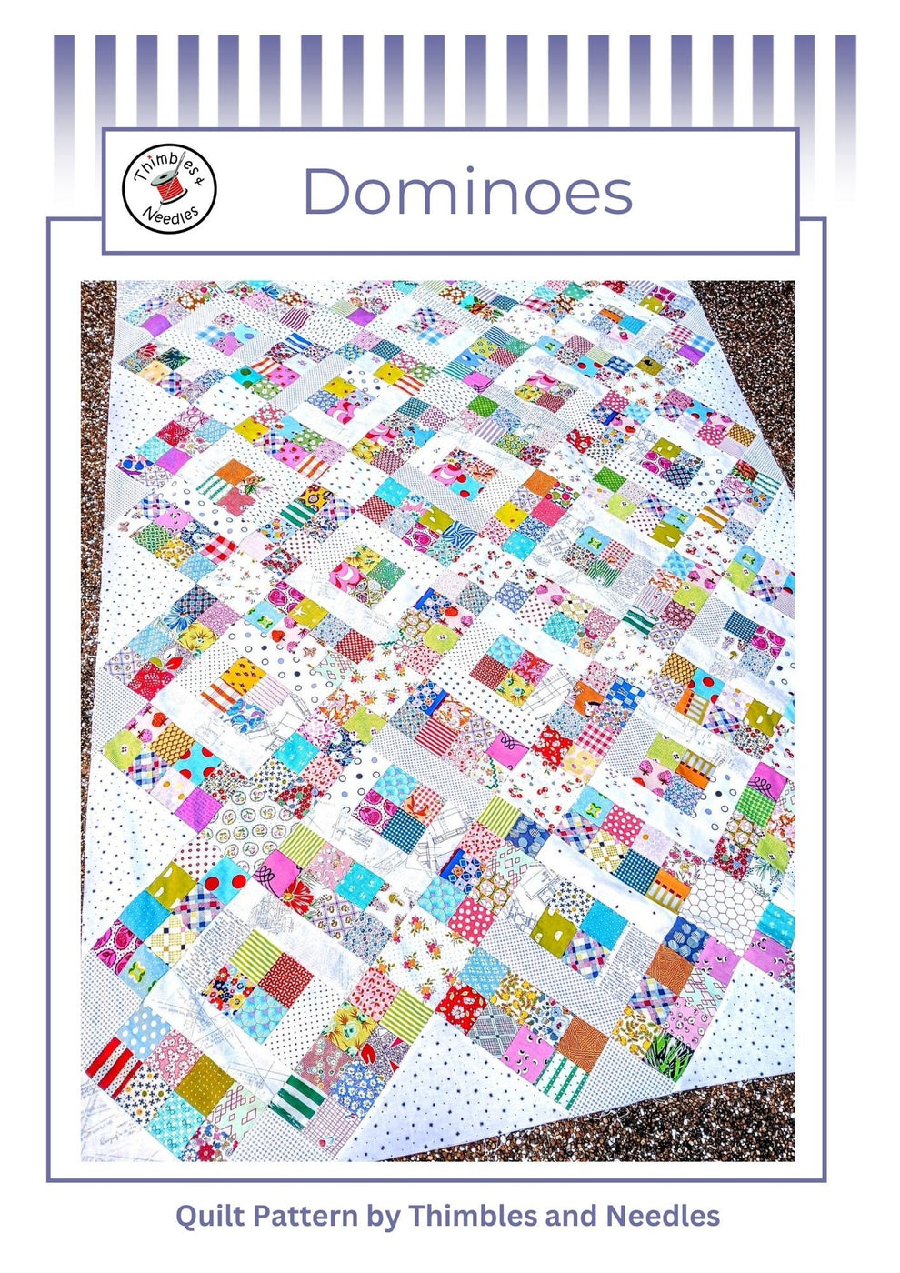 Dominoes Quilt Pattern PDF – Thimbles and Needles