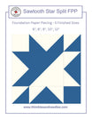 Sawtooth Star Split Foundation Paper Piecing (FPP) Pattern – Thimbles ...