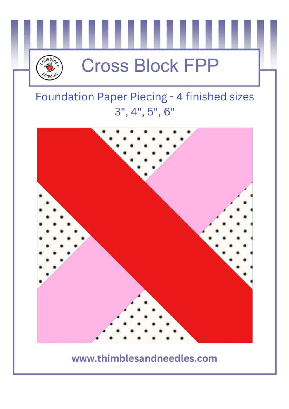 Quilt Border Foundation Paper Piecing (FPP) Pattern Bundle 2 – Thimbles ...